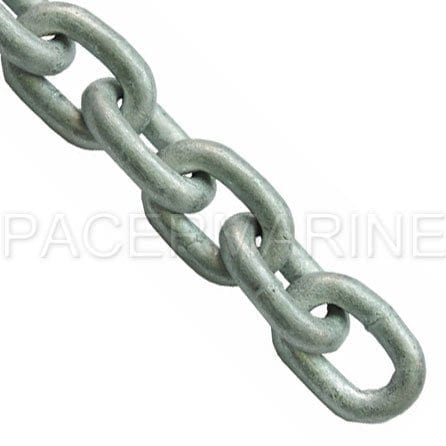 Galvanised Calibrated Chain – 8mm – Pacermarine