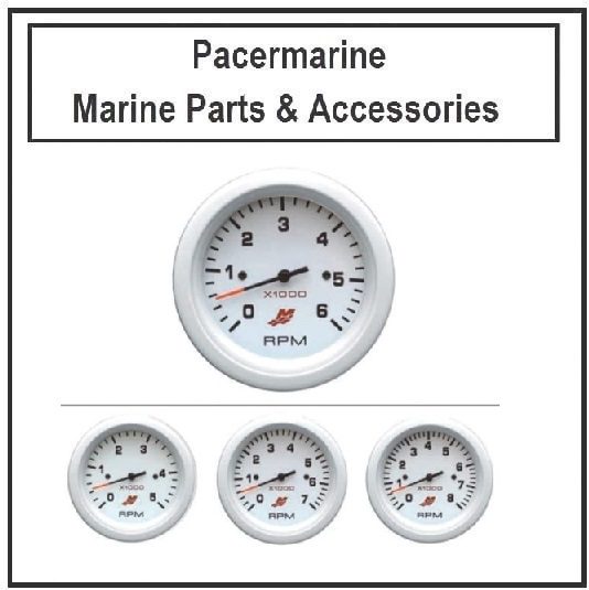 Mercury/ Mariner Genuine Flagship Tachometer kit White face – Pacermarine