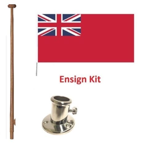 Red Ensign Flag kit Mahogany Staff – Pacermarine