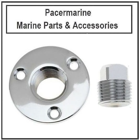 Brass Drain Bung & Socket – Screw Type 25mm – Pacermarine