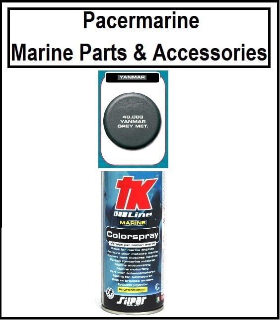 Yanmar Grey 400ml Marine Spray Paint – Pacermarine