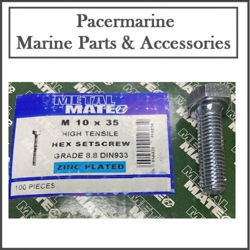 High Tensile Bolt Din 993 M10 x 35mm Pack 100 – Pacermarine